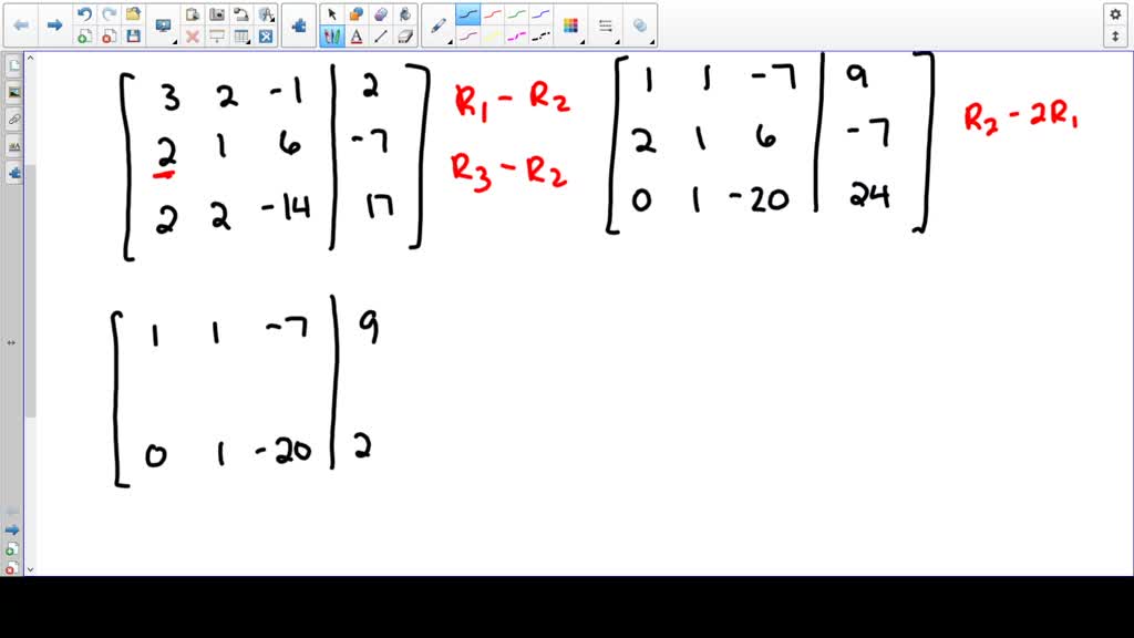 SOLVED Algebraically Solve Each System Of Equations Using Any Method