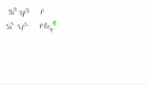 SOLVED:Although phosphorus pentabromide exists in the vapor phase as ...