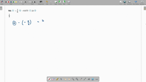 SOLVED:Find the additive inverse of each number. 753. (a) -(7)/(6) (b ...