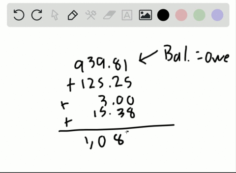 SOLVED:A credit card statement is modeled using the following ...