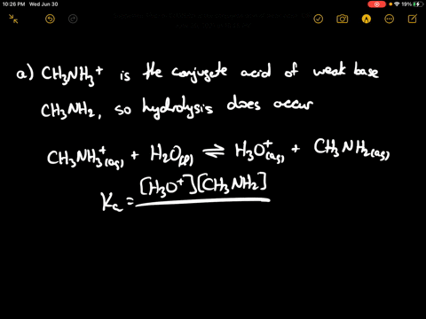 ⏩SOLVED:Note whether hydrolysis occurs for each of the following ...