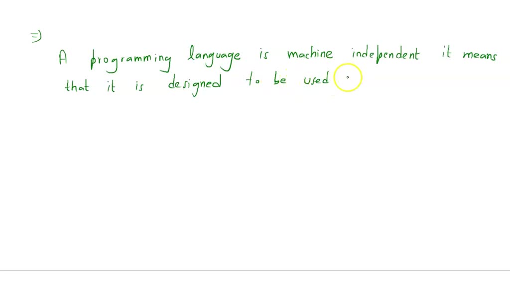 SOLVED:In principle, it is possible to generate working programs from a ...