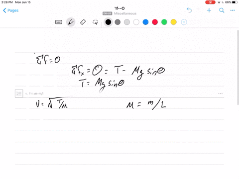 SOLVED:Review. A block of mass M, supported by a string, rests on a frictionless incline making ...