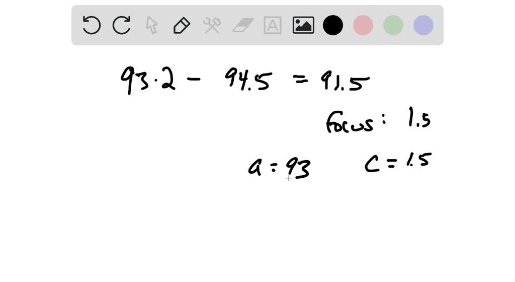 Earth The mean distance of Earth from the Sun is 93 million miles. If ...