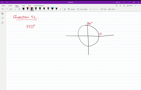 In Exercises 41-56 , use the circle shown in the rectangular coordinate system to draw each ...