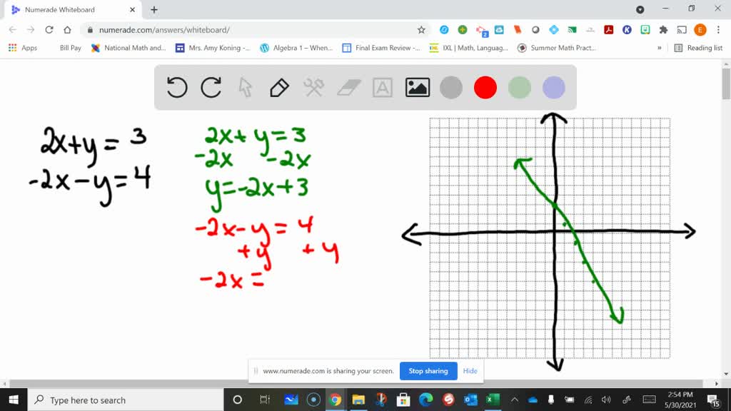 ⏩SOLVED:Graph each system of equations and find any solutions. Check ...