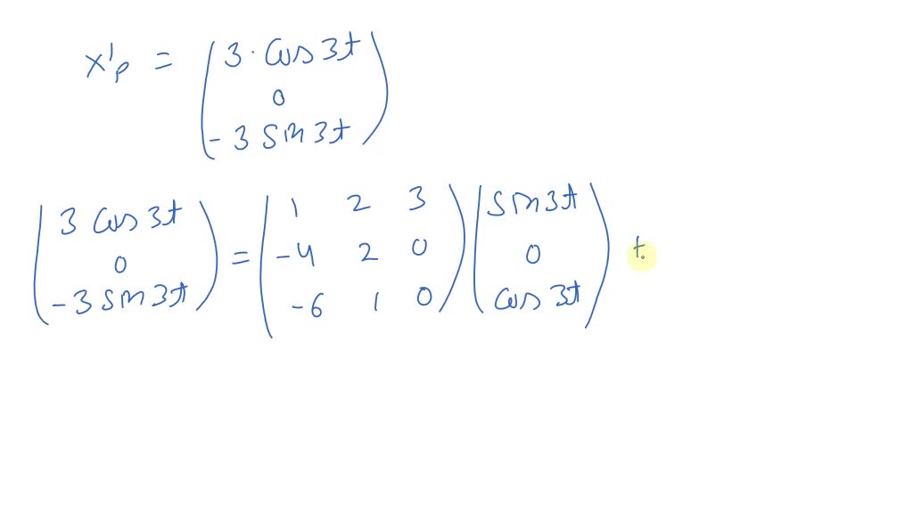 Solved Show That The Solution To The Matrix Vector Equation 8 18 Can Be Written As π T π 0 E Q T