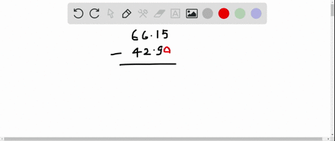 SOLVED:For Exercises 27-32, subtract the decimal numbers. Then round ...