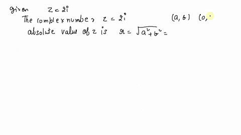 ⏩SOLVED:Write the complex number in trigonometric form without using… | Numerade