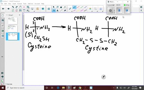 ⏩SOLVED:The naturally occurring form of the amino acid cysteine… | Numerade