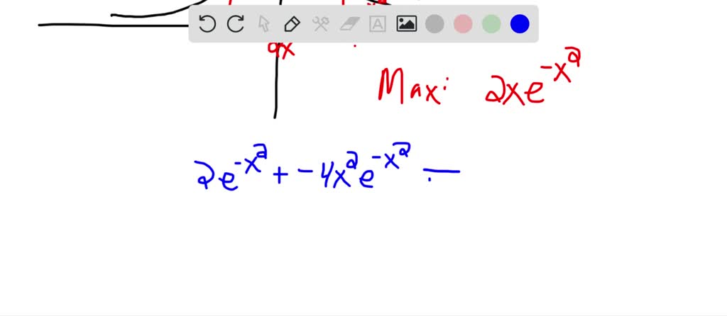 SOLVED:A rectangle has one side on the x -axis and the upper two vertices on the graph of y=e^-x ...