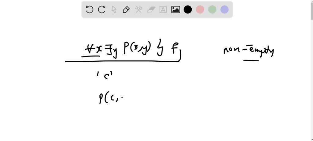 SOLVED:Assume that ∀x ∀y P(x, y) is false and that the domain of discourse is nonempty. Which of ...