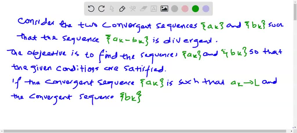 ⏩SOLVED:Give examples of sequences satisfying the given conditions… | Numerade