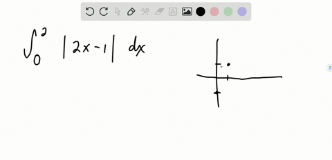SOLVED:Evaluate the integral. ∫^20 |2x - 1 | dx