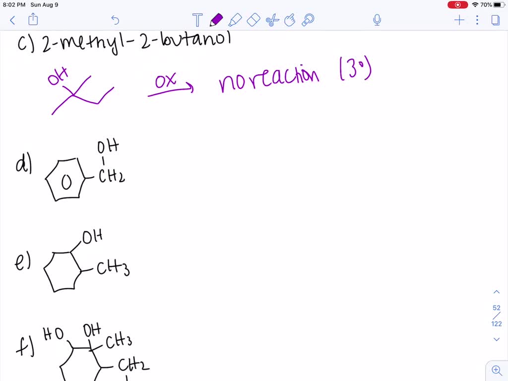SOLVED:Using appropriate reactants, alcohols can be oxidized into ...