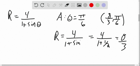 SOLVED:A Cartesian and a polar graph of r=f(θ) are given in the figures ...