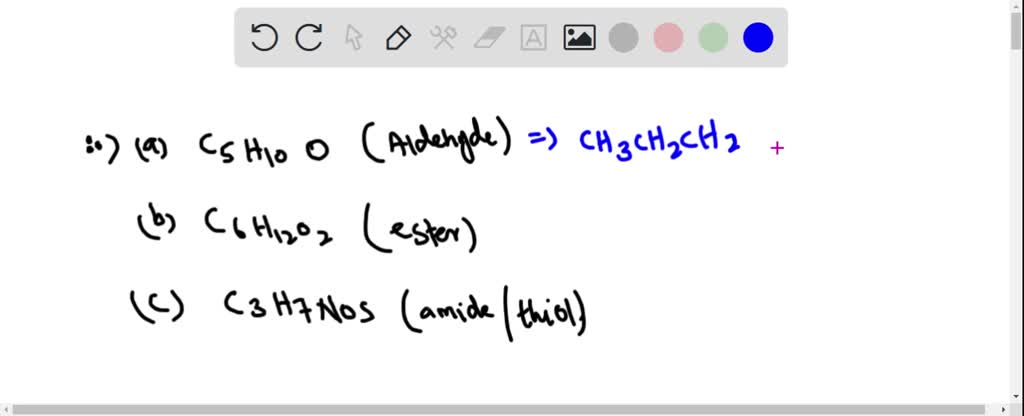 VIDEO solution:Propose structures for molecules that fit the following ...