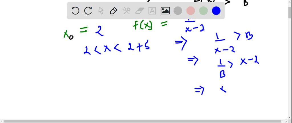 Use the formal definitions from Exercise 93 to prove the limit statements. limx →2^+ (1)/(x-2)=∞ ...