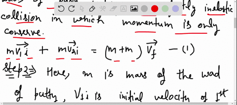 SOLVED: Two identical wads of putty are moving perpendicular to one ...
