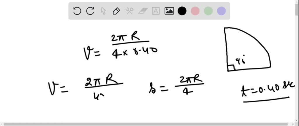 SOLVED:The blade of a windshield wiper moves through an angle of 90.0^∘ ...