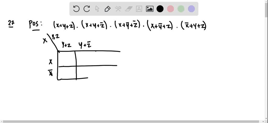 SOLVED:Use the method from Exercise 26 to simplify the product-of-sums expansion (x+y+z)(x+y+z ...