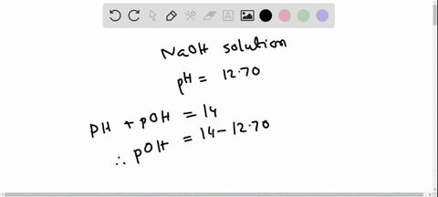 SOLVED:Calculate the concentration of an aqueous solution of NaOH that ...