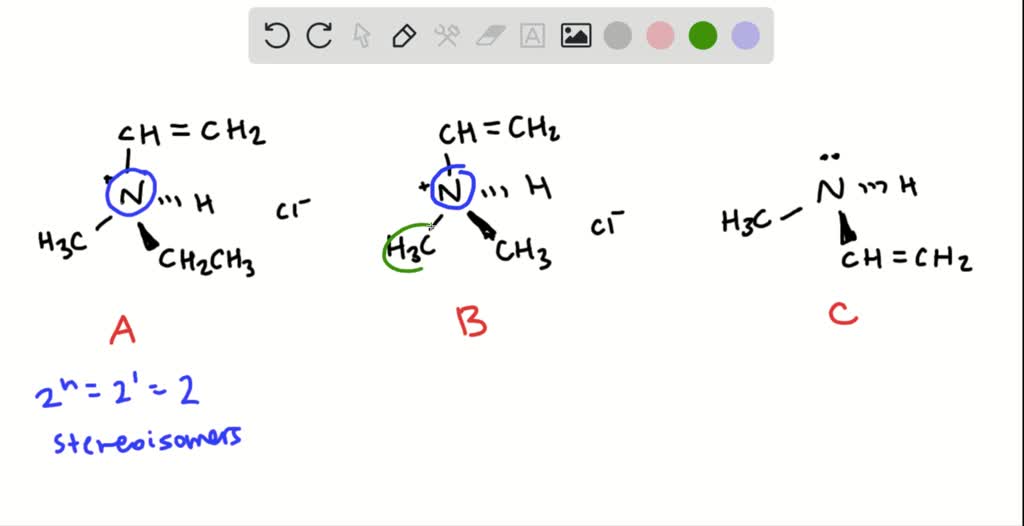 SOLVED:Compound A has two stereoisomers, but compounds \mathrm{B} and ...