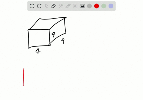 SOLVED:The edges of a cube are 4 inches long. What is the surface area ...