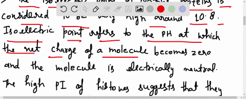 ⏩SOLVED:Isoelectric Point of Histones Histones are proteins found in ...