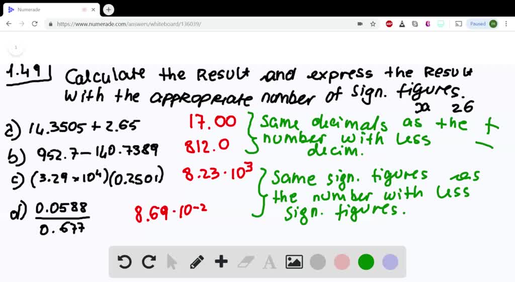 SOLVED Carry Out The Following Operations And Express The Answers With solved-carry-out-the-following-operations-and-express-the-answers-with