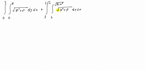 ⏩SOLVED:Combine the sum of the two iterated integrals into a single… | Numerade