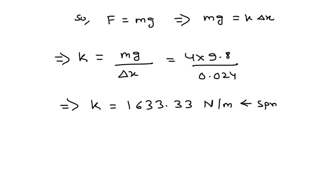 SOLVED Fish Are Hung On A Spring Scale To Determine Their Mass a 