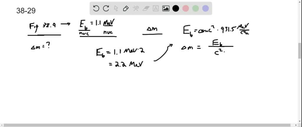 SOLVED:Use Fig. 38.9 to estimate the mass defect in deuterium, which ...
