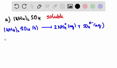 ⏩SOLVED:Using solubility rules, decide whether the following ionic ...