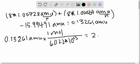 SOLVED:Calculate the mass defect for the formation of an oxygen-16 ...