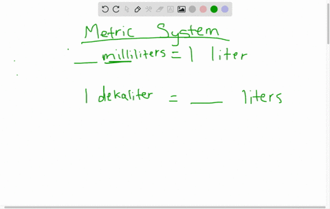SOLVED:The abbreviation for liter is