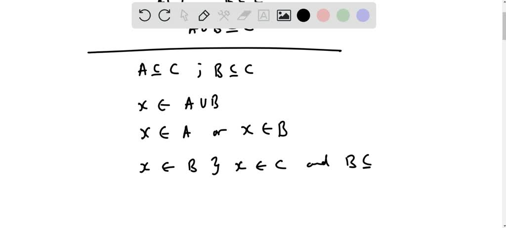 SOLVED:Prove that if you have three sets A, B, and C and three injections A ↪B, B ↪C, and C ↪A ...