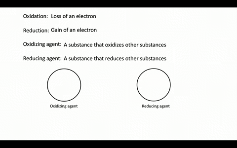 SOLVED:Reduction can be defined as a gain of electrons or as a decrease ...