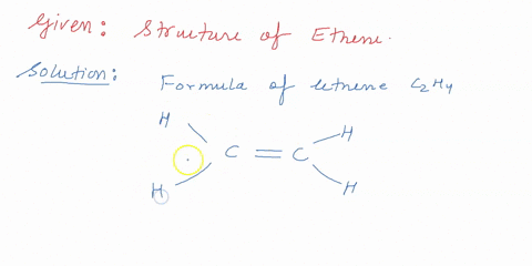 SOLVED:The shape of ethene is (A) planar (B) tetrahedral (C) linear (D ...