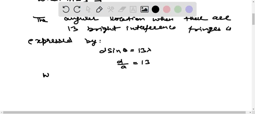 SOLVED:Suppose that the central diffraction envelope of a double-slit ...