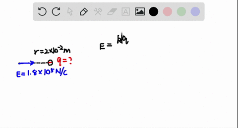 SOLVED:The electric field 2.0 cm from a small object points toward the ...