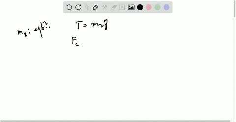 SOLVED:An air puck of mass m1 is tied to a string and allowed to revolve in a circle of radius R ...