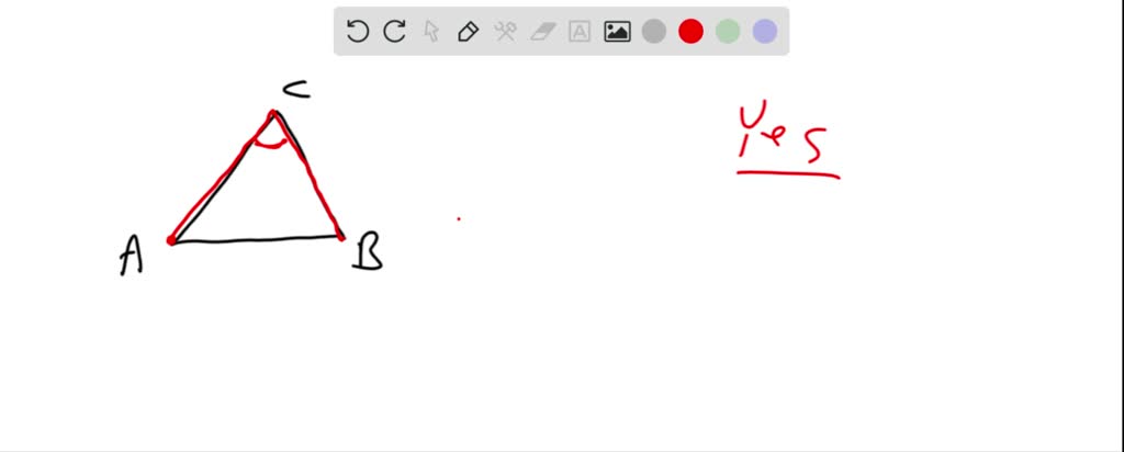SOLVED: Dos triangulos con medidas de Angulos A=90° B=50° C=40° Y el ...