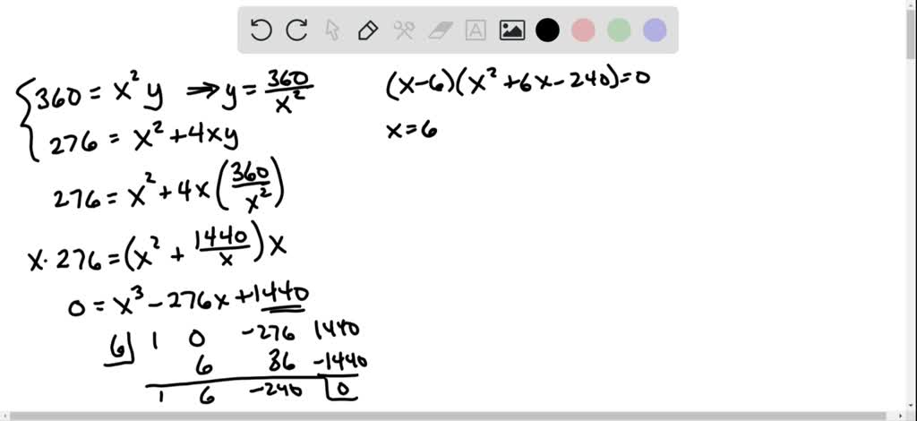 SOLVED Dimensions Of A Box A Box With An Open Top Has A Square Base And 