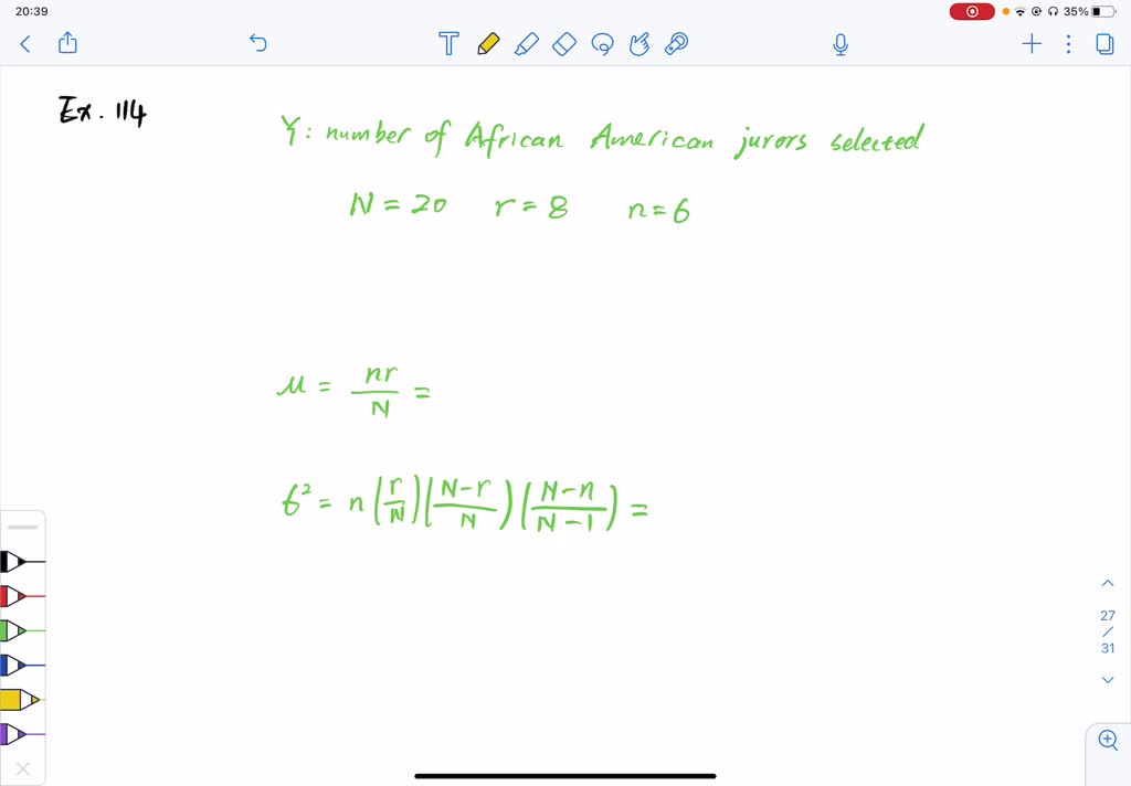 ⏩SOLVED:Refer to Exercise 3.113 . If the selection process were… | Numerade