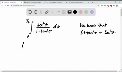 SOLVED: Hallar la integral definida de la función trigonométrica ...