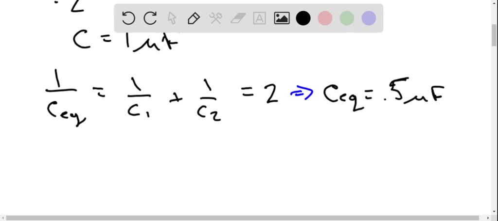 SOLVED:Predict/Explain Two capacitors are connected in series. (a) If a third capacitor is now ...