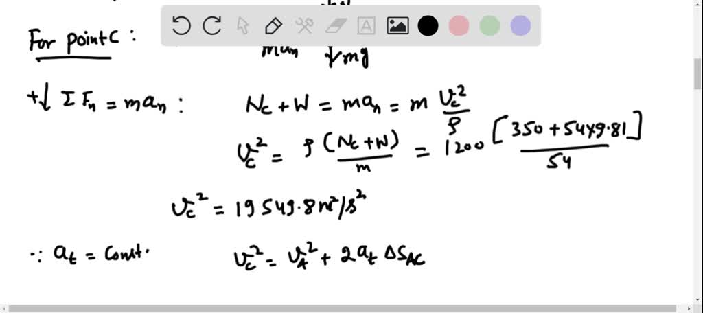 A 54-kg pilot flies a jet trainer in a half-vertical loop of 1200-m ...