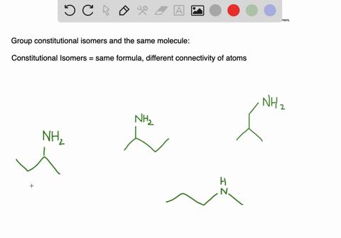 SOLVED:Each member of the following set of compounds is an amine; that is, each contains a ...