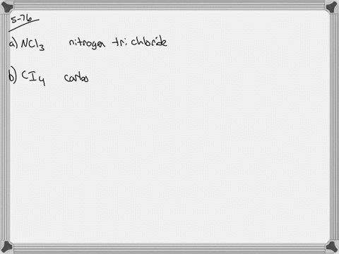 SOLVED:Determine whether the name shown for each molecular compound is ...